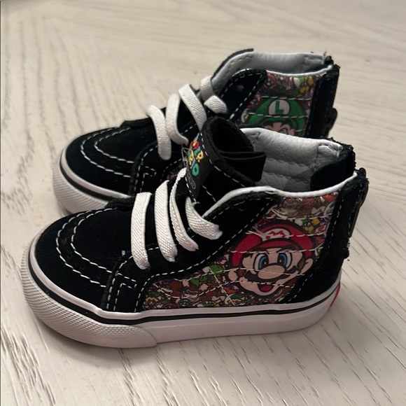 Vans | Shoes | Vans Sk8 Hi Zip Nintendo Mario Luigi 4c | Poshmark